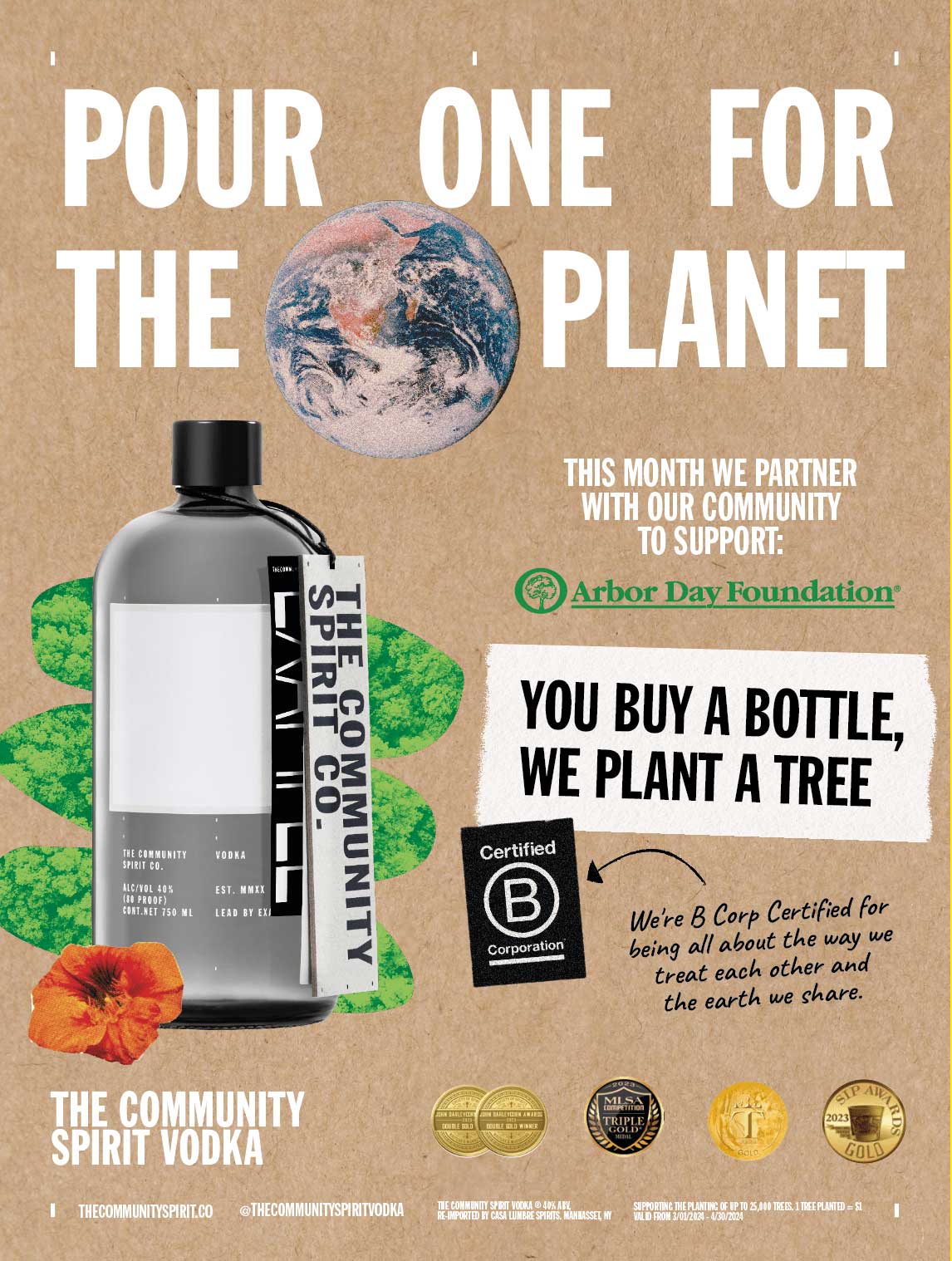 The Community Spirit Vodka Partners with The Arbor Day Foundation - The ...